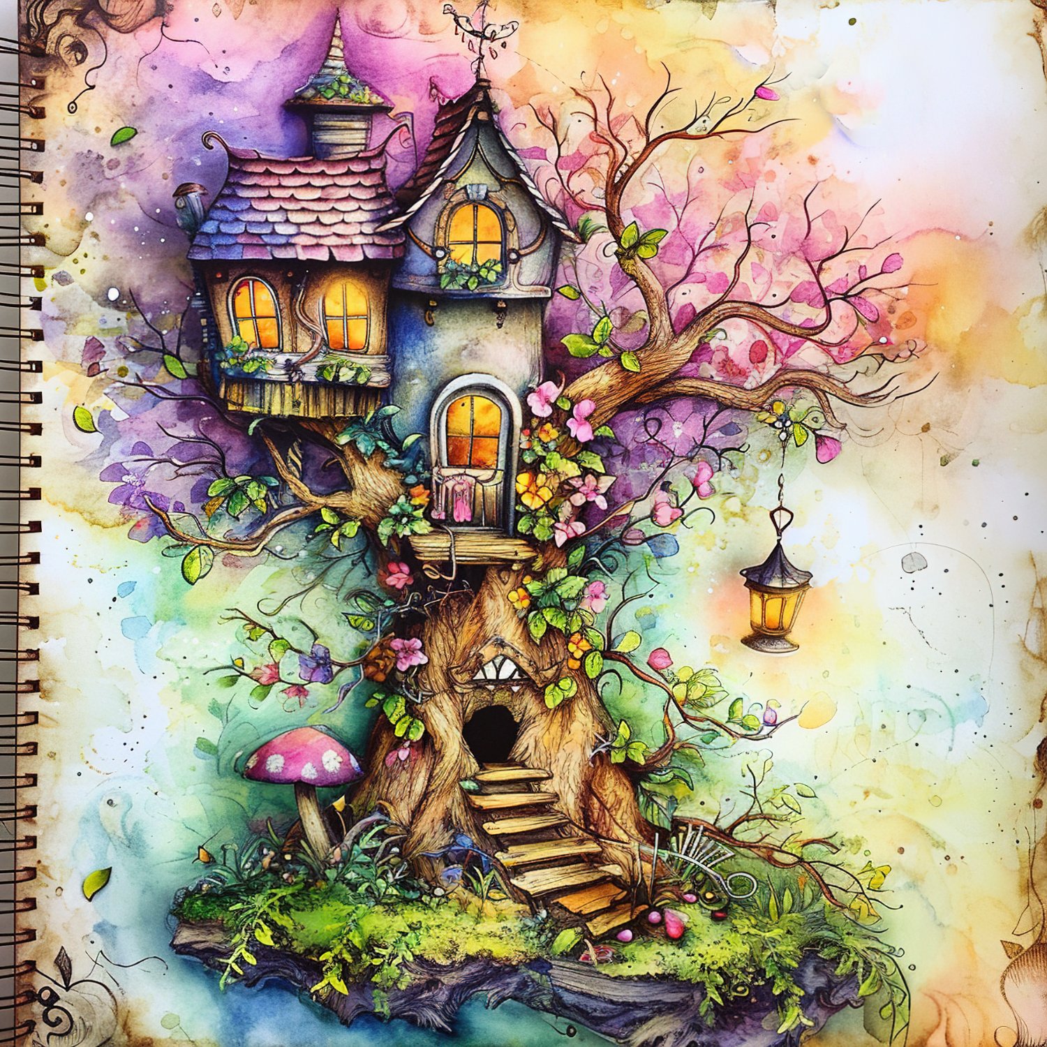 Solve The Tree House Journal jigsaw puzzle online with 100 pieces
