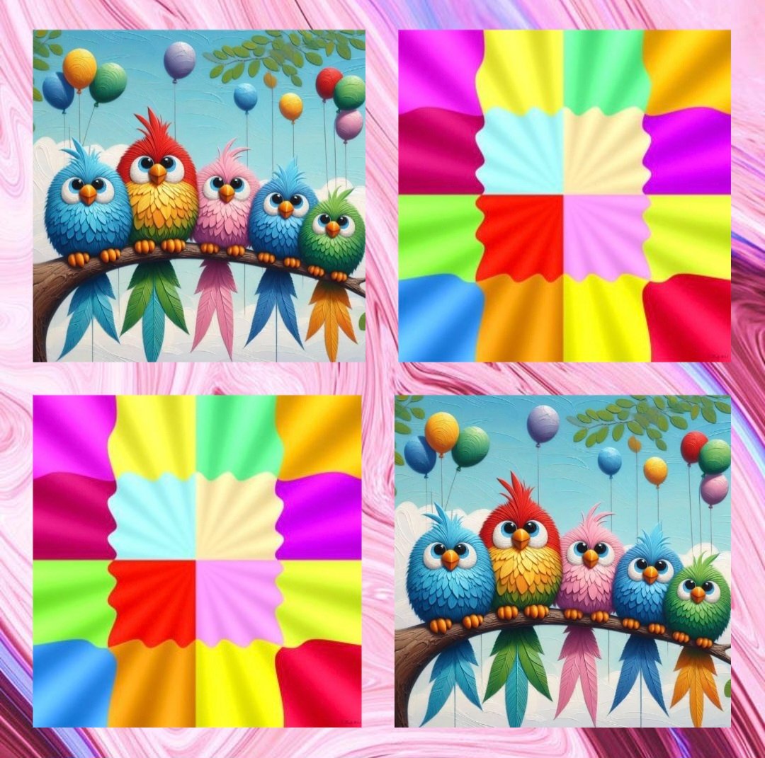 Solve " Chirpy Chirps " jigsaw puzzle online with 81 pieces