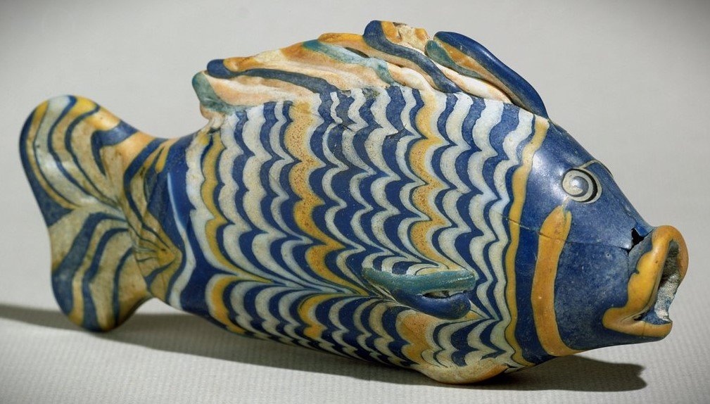 Solve Egyptian - Nile Tilapia Fish Bottle, El Amarna, glass, British ...