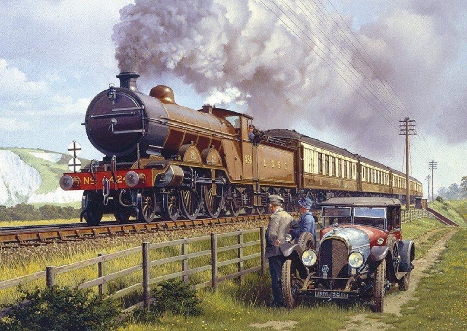 Solve LB&SCR H2 Class 4-4-2 424. jigsaw puzzle online with 247 pieces