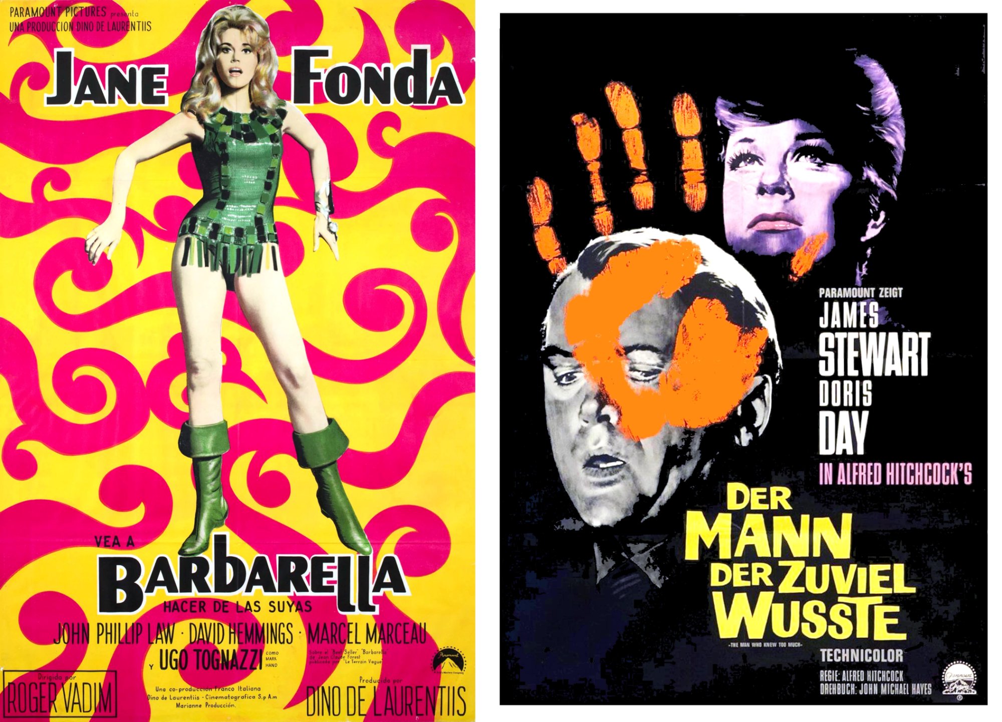 Solve Barbarella ~ 1968 and The Man Who Knew Too Much ~ 1956 jigsaw ...