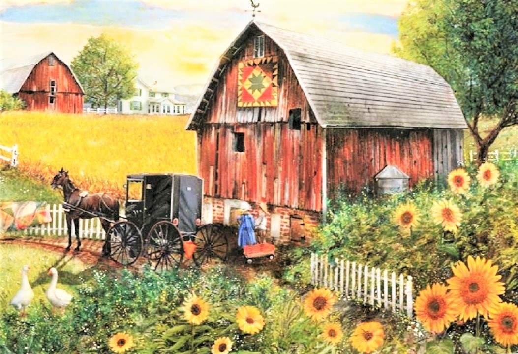 Solve "Old Fashioned Country" jigsaw puzzle online with 70 pieces