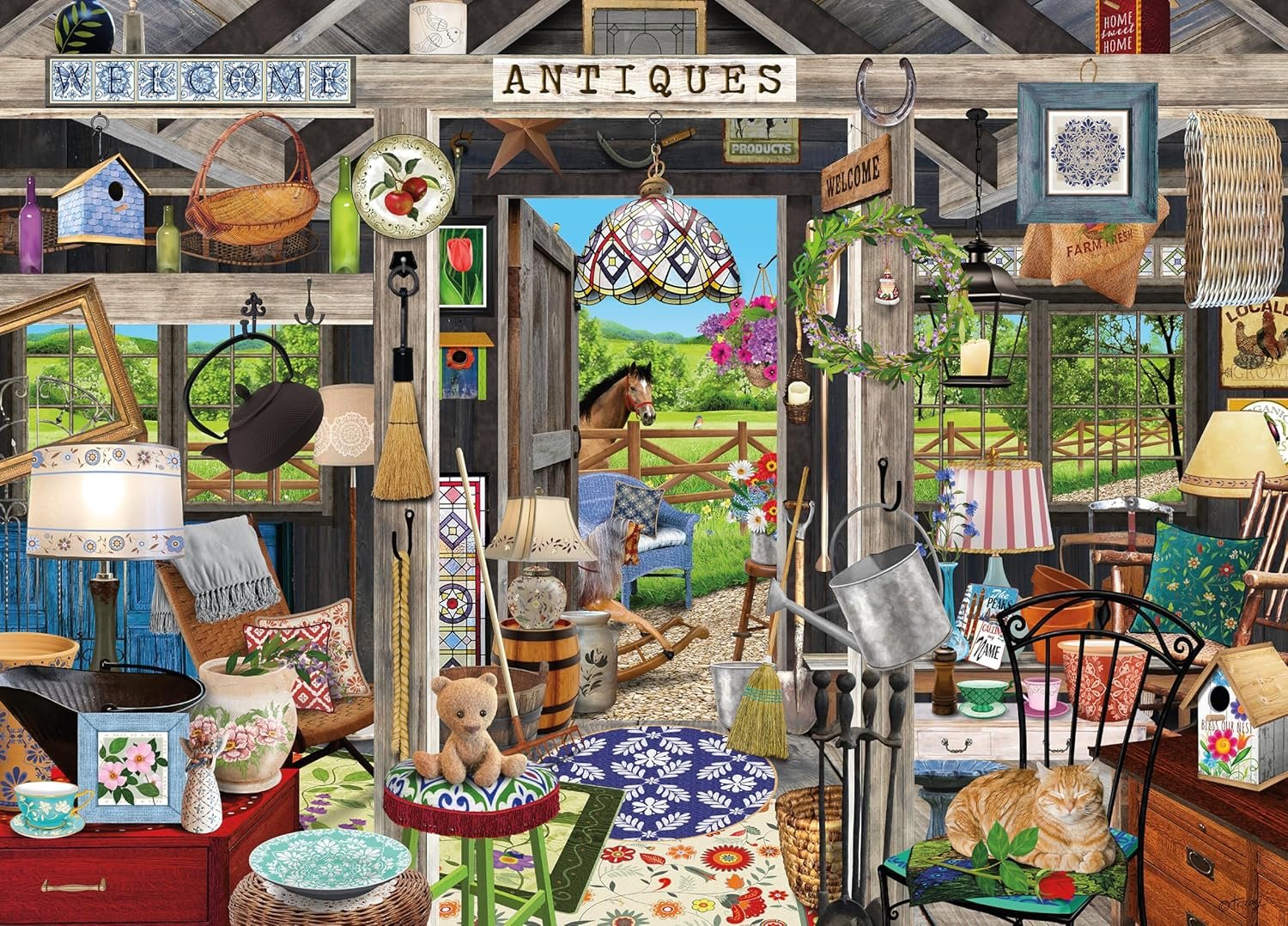Solve Antique Barn jigsaw puzzle online with 300 pieces