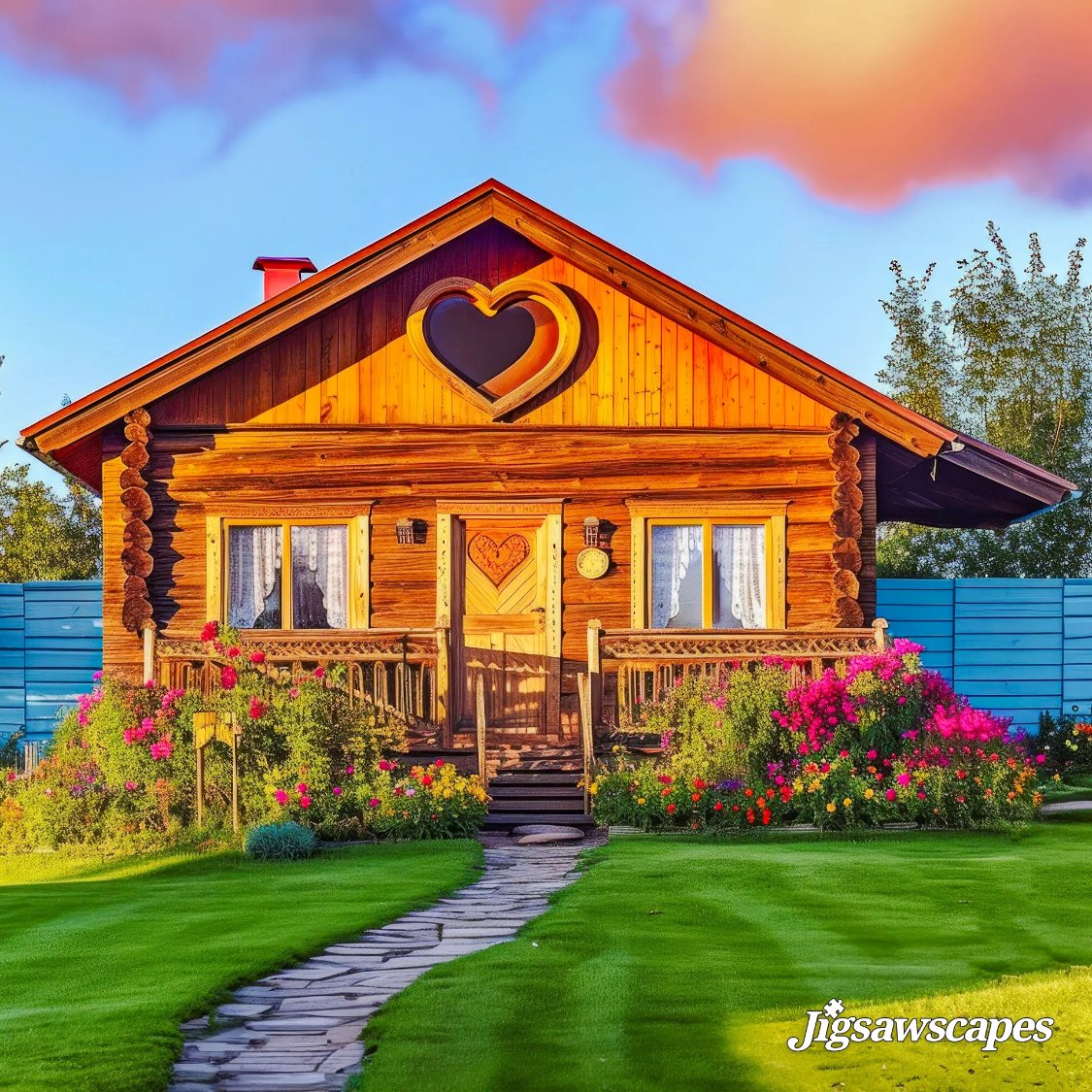 Solve Heart & Home . . . . . jigsaw puzzle online with 9 pieces