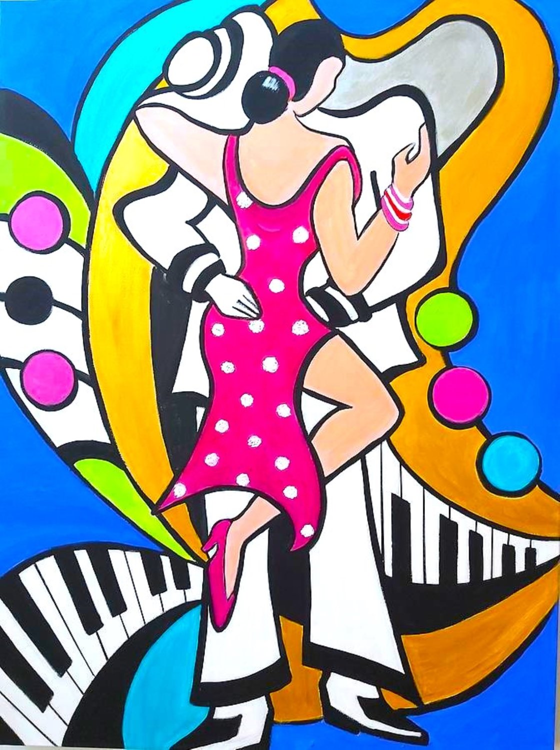 Solve Dancing and Romancing jigsaw puzzle online with 594 pieces