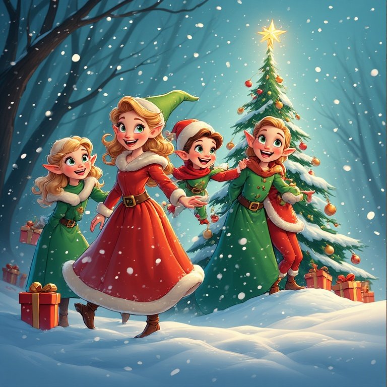 Solve Let's sing and dance jigsaw puzzle online with 81 pieces