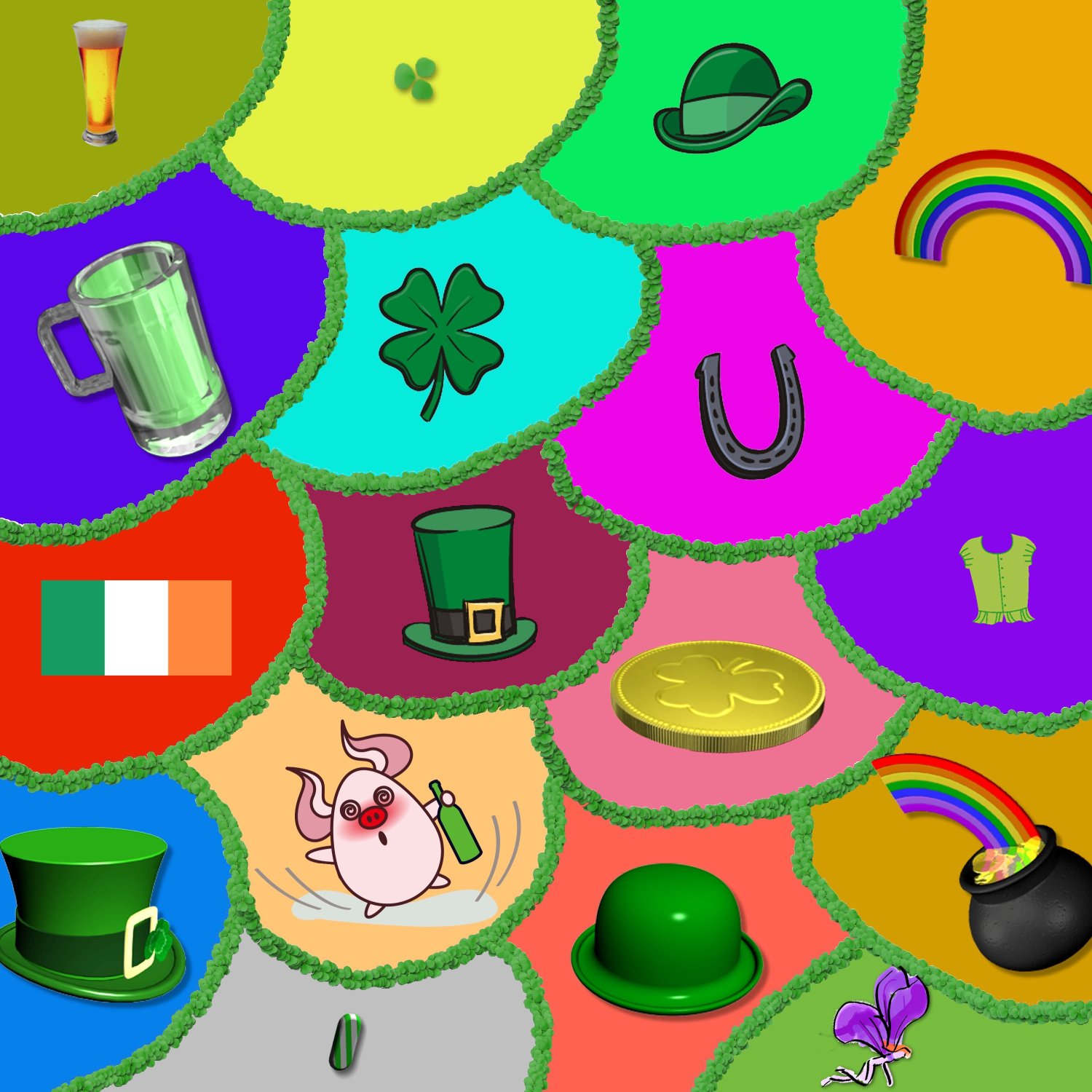 Solve IRISH jigsaw puzzle online with 100 pieces