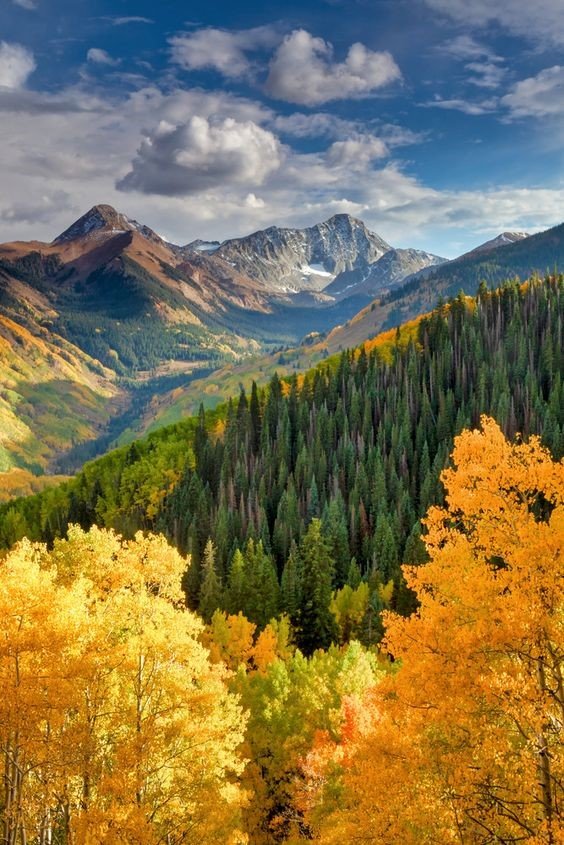Solve Colorado Mountains by Robbie George jigsaw puzzle online with 70 ...