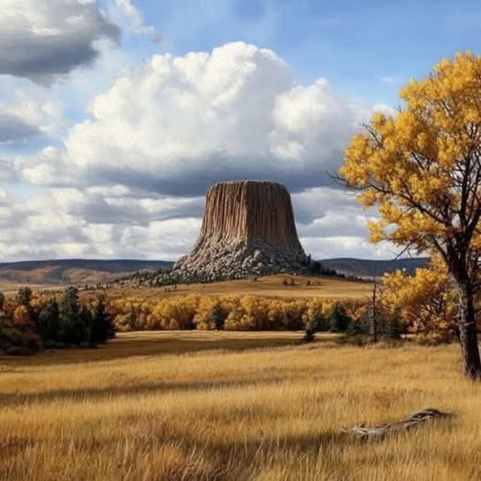 Jigsaw Puzzle | 25 pieces | Devil's Tower, Wyoming | Jigidi