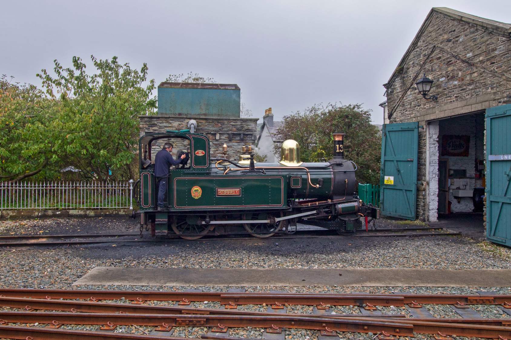 Solve Isle of Man 17-10-2021 Port Erin IoM Steam Railway Locomotive 13 ...