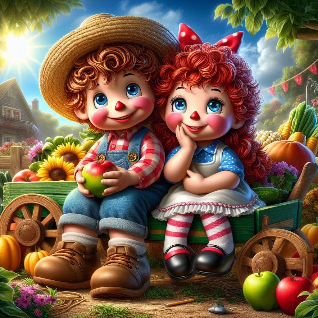 Solve RAGGEDY ANN AND ANDY jigsaw puzzle online with 256 pieces