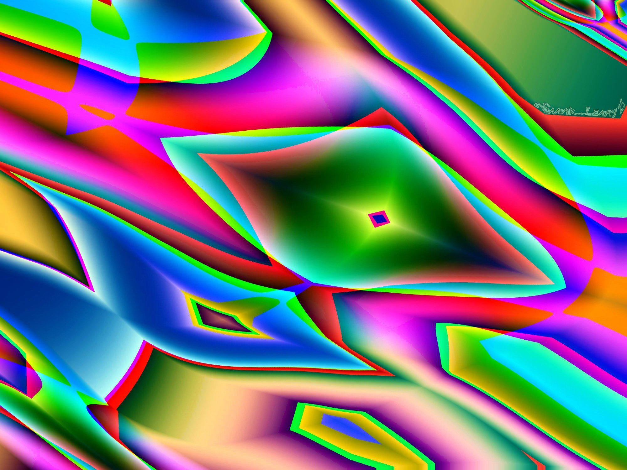 Solve 10202025 Sterling fractal Wiggly Gems large jigsaw puzzle online ...