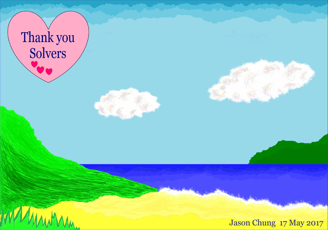 Solve Thank You Solvers - (Jun17P13) jigsaw puzzle online with 35 pieces