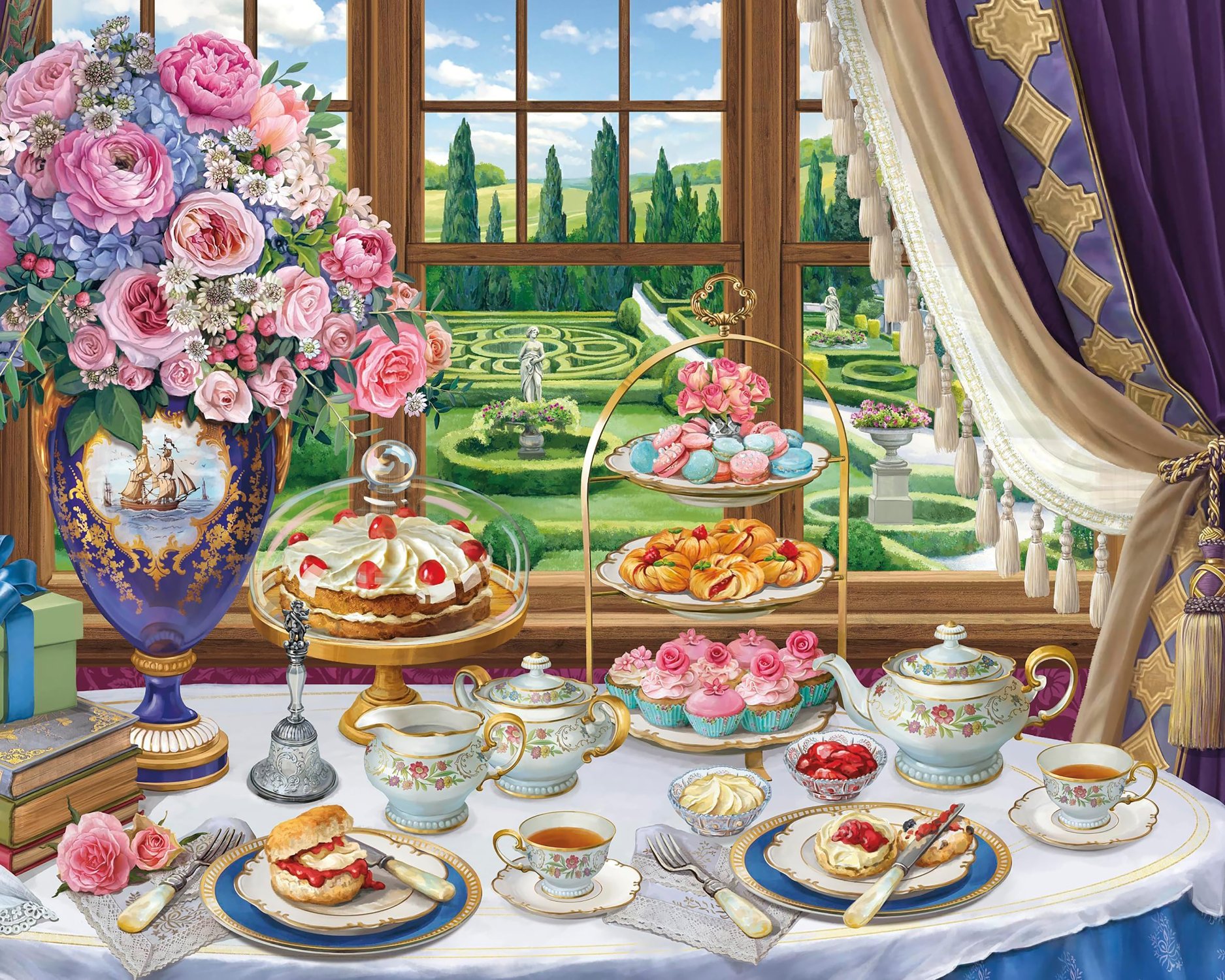 Solve English Breakfast jigsaw puzzle online with 357 pieces