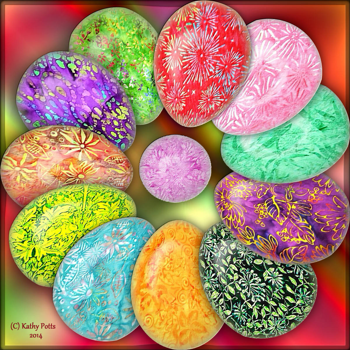 Solve Alabaster Eggs jigsaw puzzle online with 400 pieces