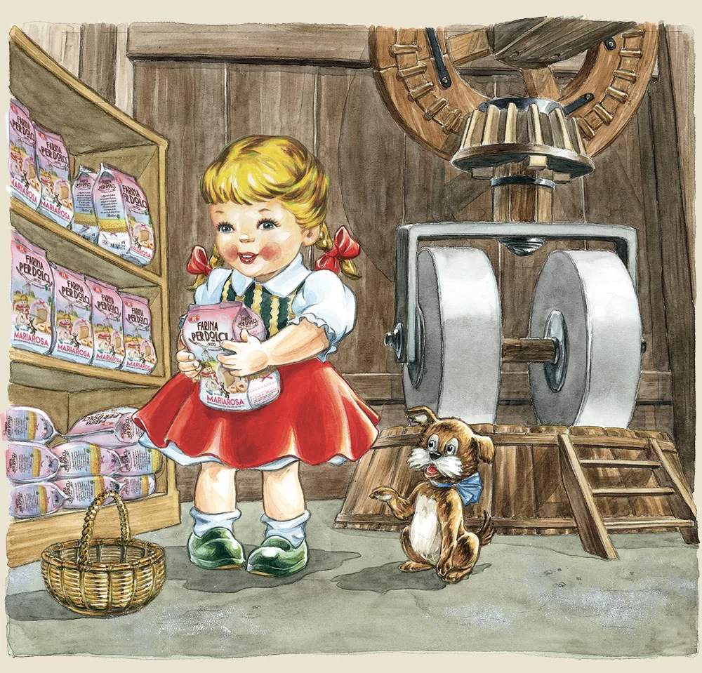 Solve La storia del Mulino - Terza strofa jigsaw puzzle online with 72 ...