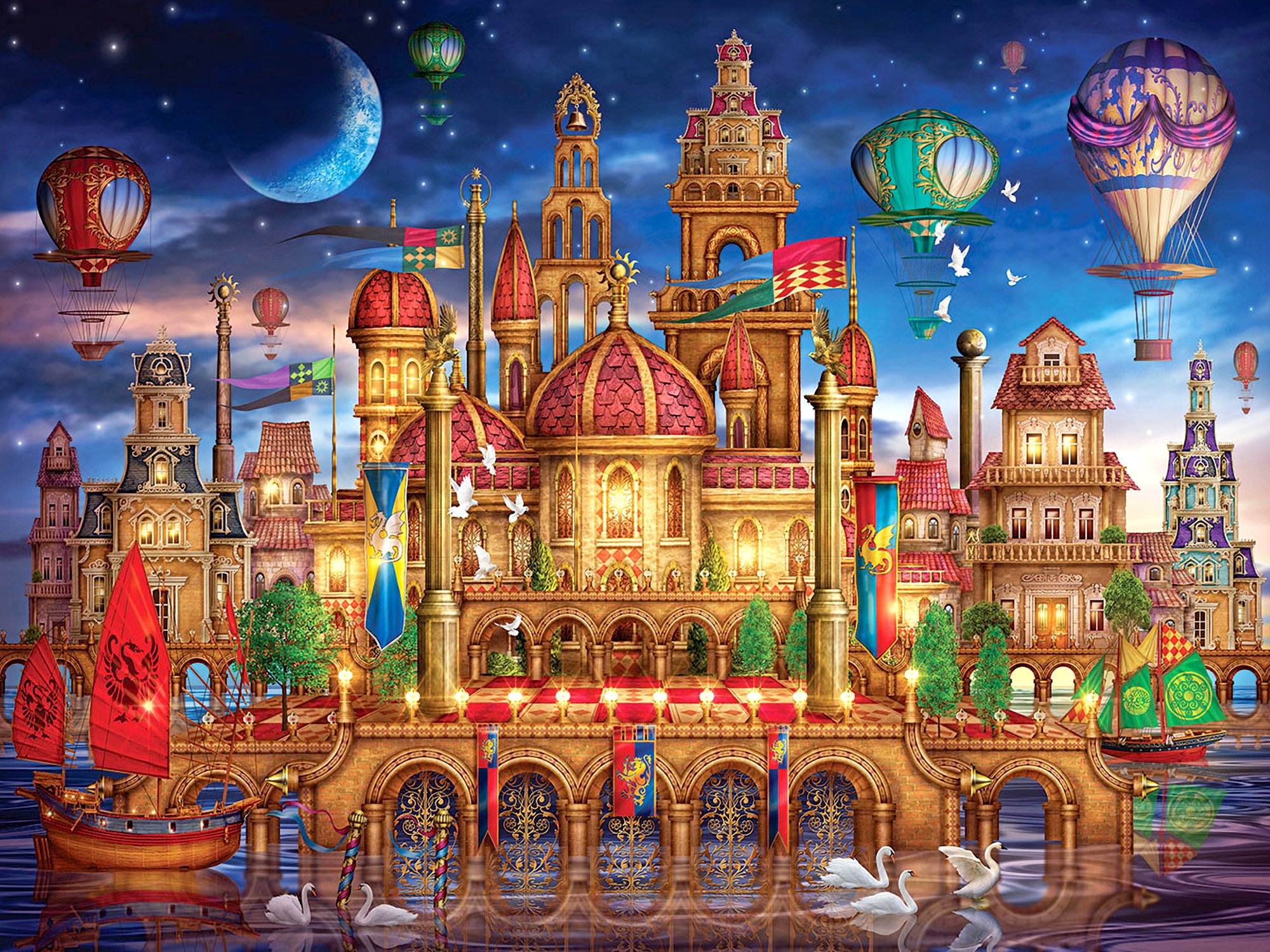 Solve Downtown Holographic Puzzle jigsaw puzzle online with 352 pieces