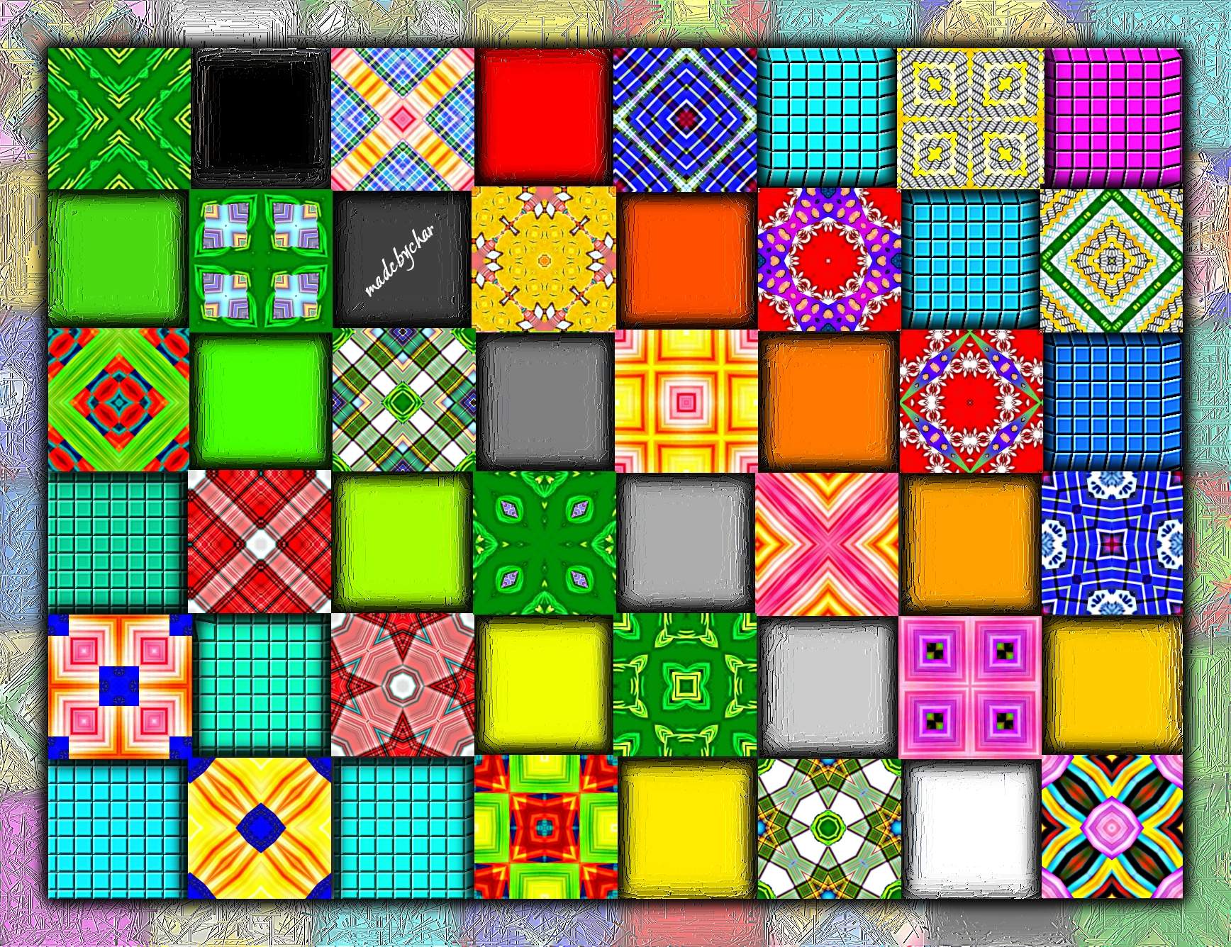 Solve Colors and Patterns jigsaw puzzle online with 352 pieces