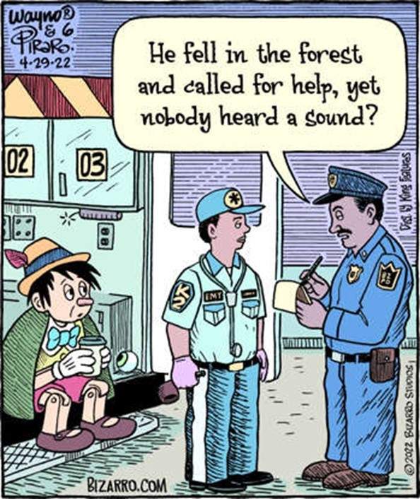 Solve Poor Pinocchio! Wooden You Know It Would Happen to Him? (Piraro-6 ...
