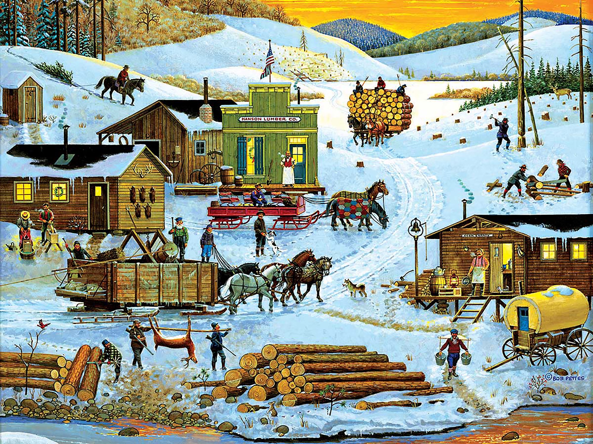 Solve Logging Camp jigsaw puzzle online with 352 pieces