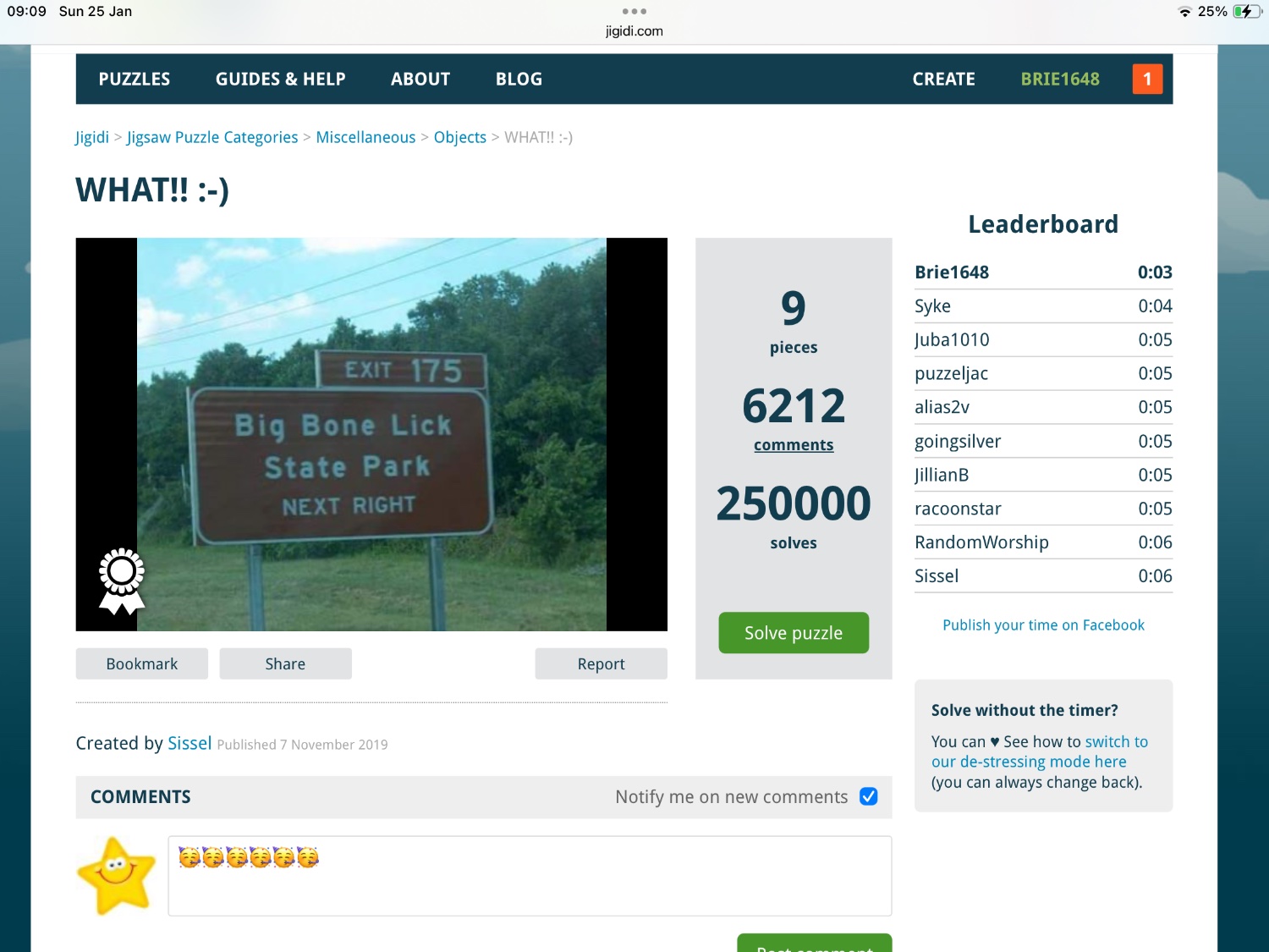 Jigsaw Puzzle | 12 pieces | Record breaking solves! | Jigidi