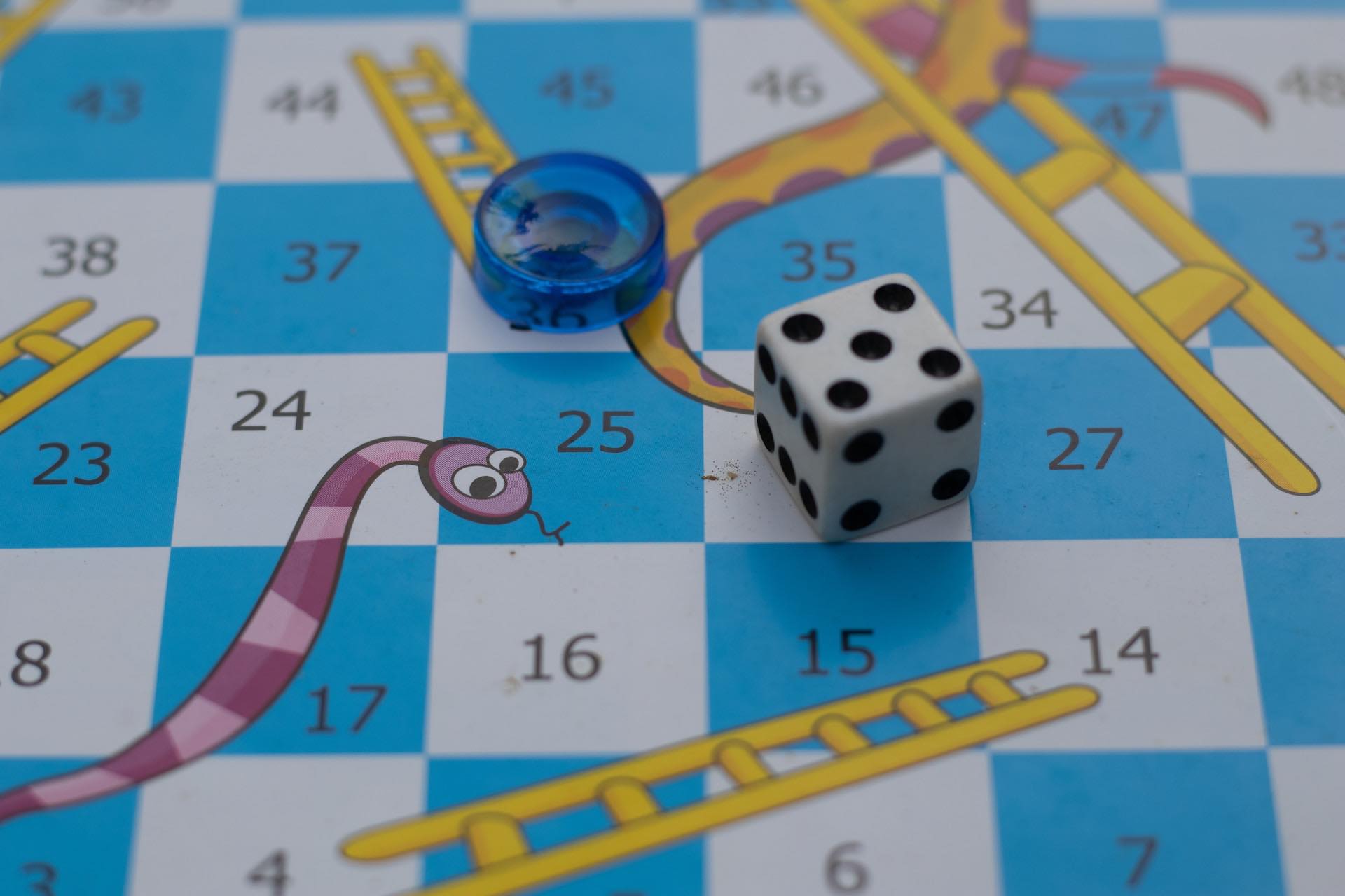 Solve Snakes and ladders!! jigsaw puzzle online with 600 pieces
