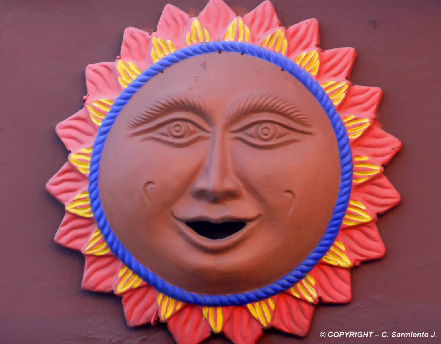 Solve MEXICO - Oaxaca - Smiling Sun in the Street jigsaw puzzle online ...