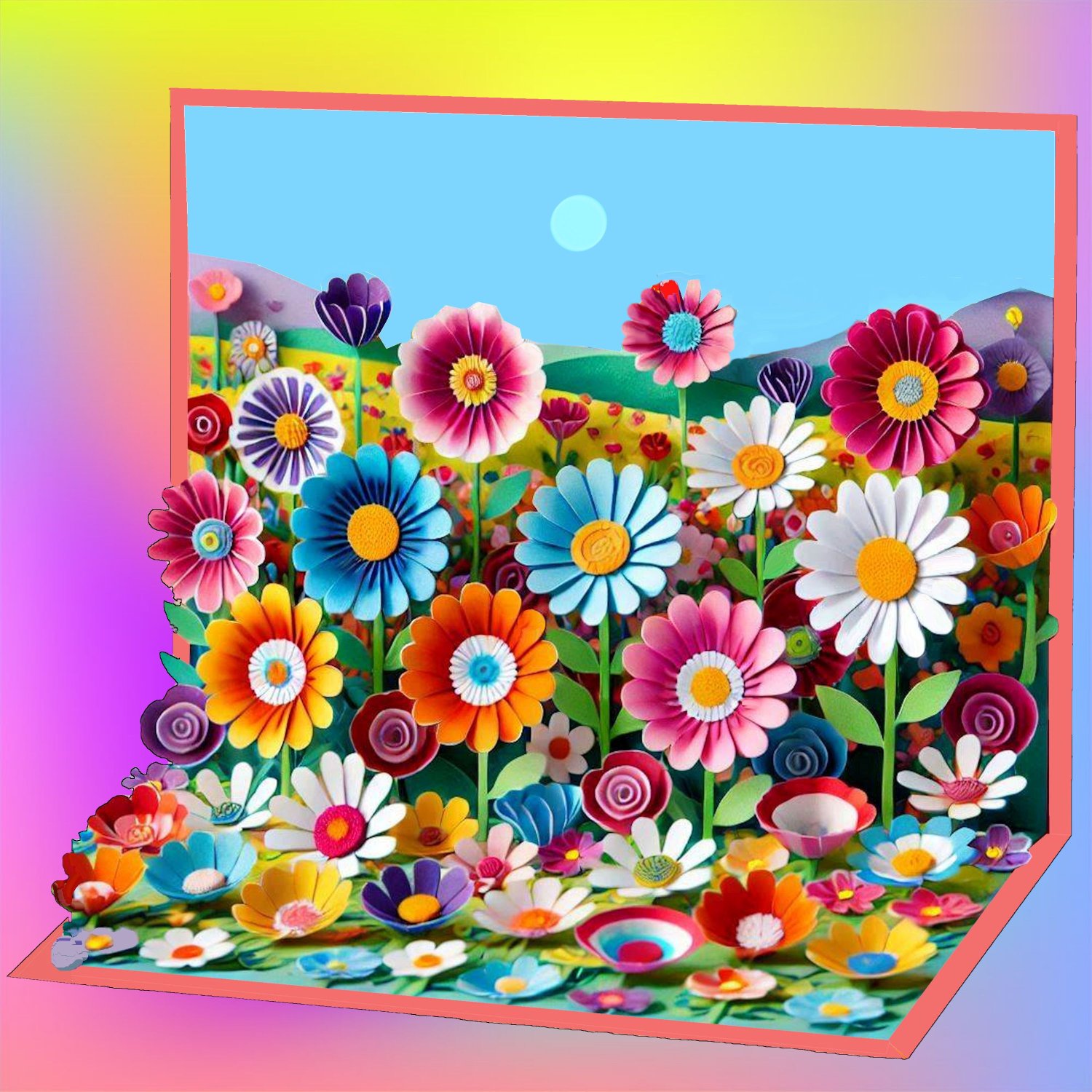 Solve POP UP CARD jigsaw puzzle online with 100 pieces