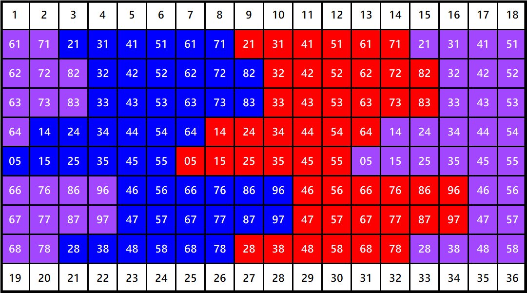 Solve Number 1538 tessellation 180 jigsaw puzzle online with 180 pieces