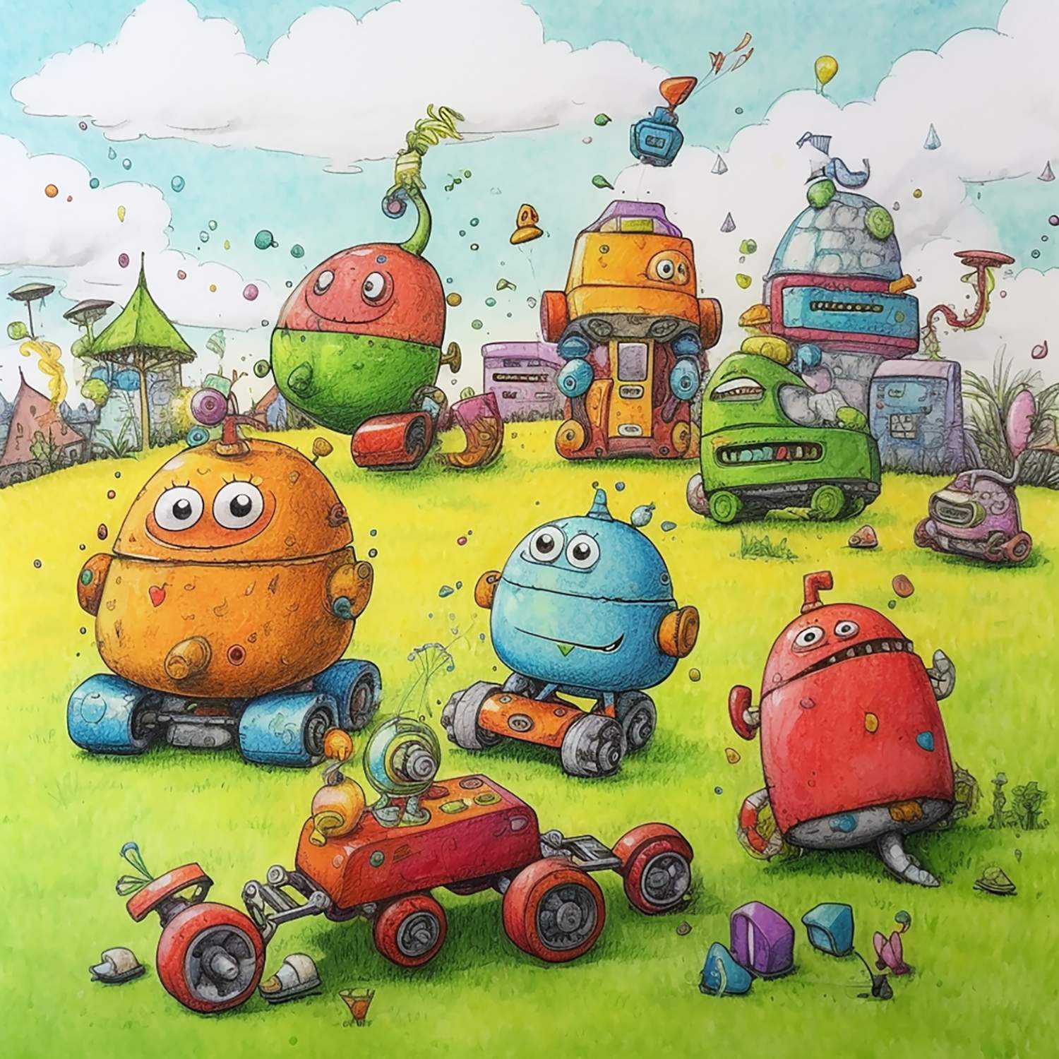 Solve Blobs 14 jigsaw puzzle online with 600 pieces
