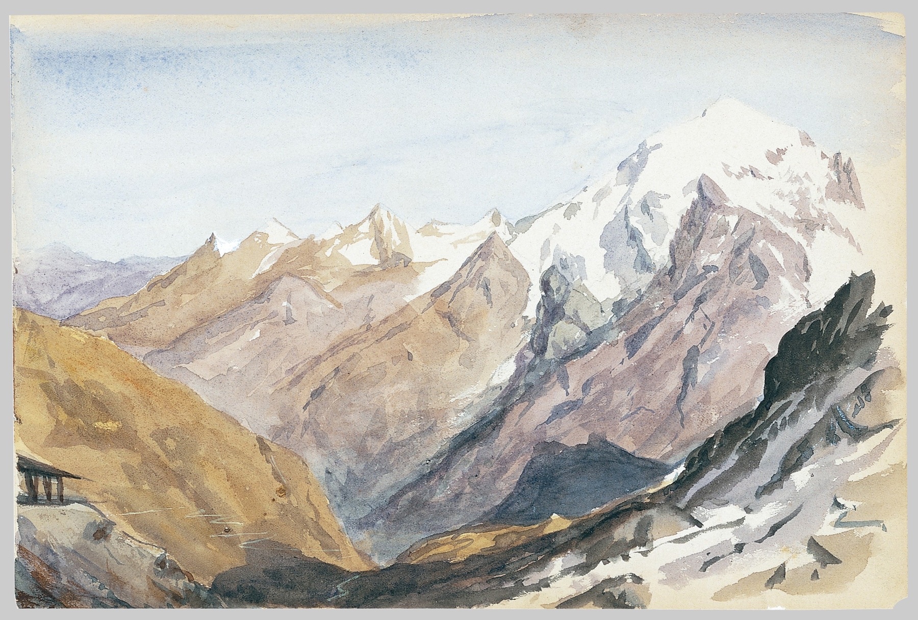 Solve John Singer Sargent - Mountain Study jigsaw puzzle online with ...