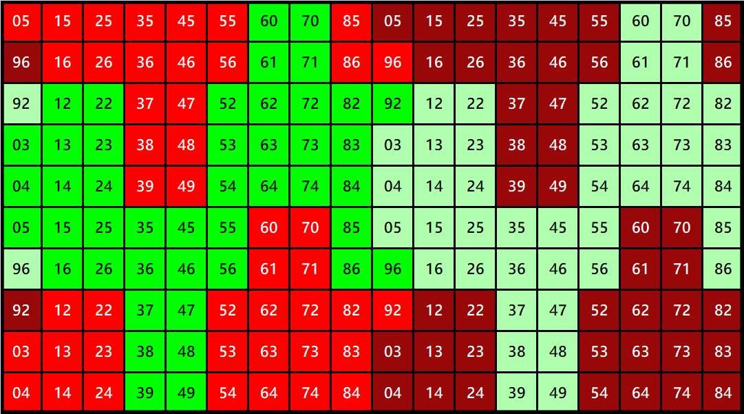 Solve Number 1258 tessellation 180 jigsaw puzzle online with 180 pieces