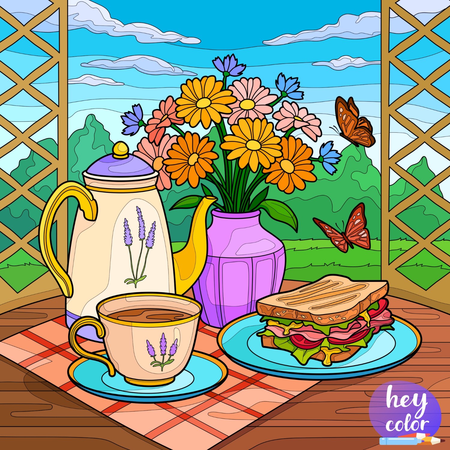 Solve Lunch is Served jigsaw puzzle online with 256 pieces