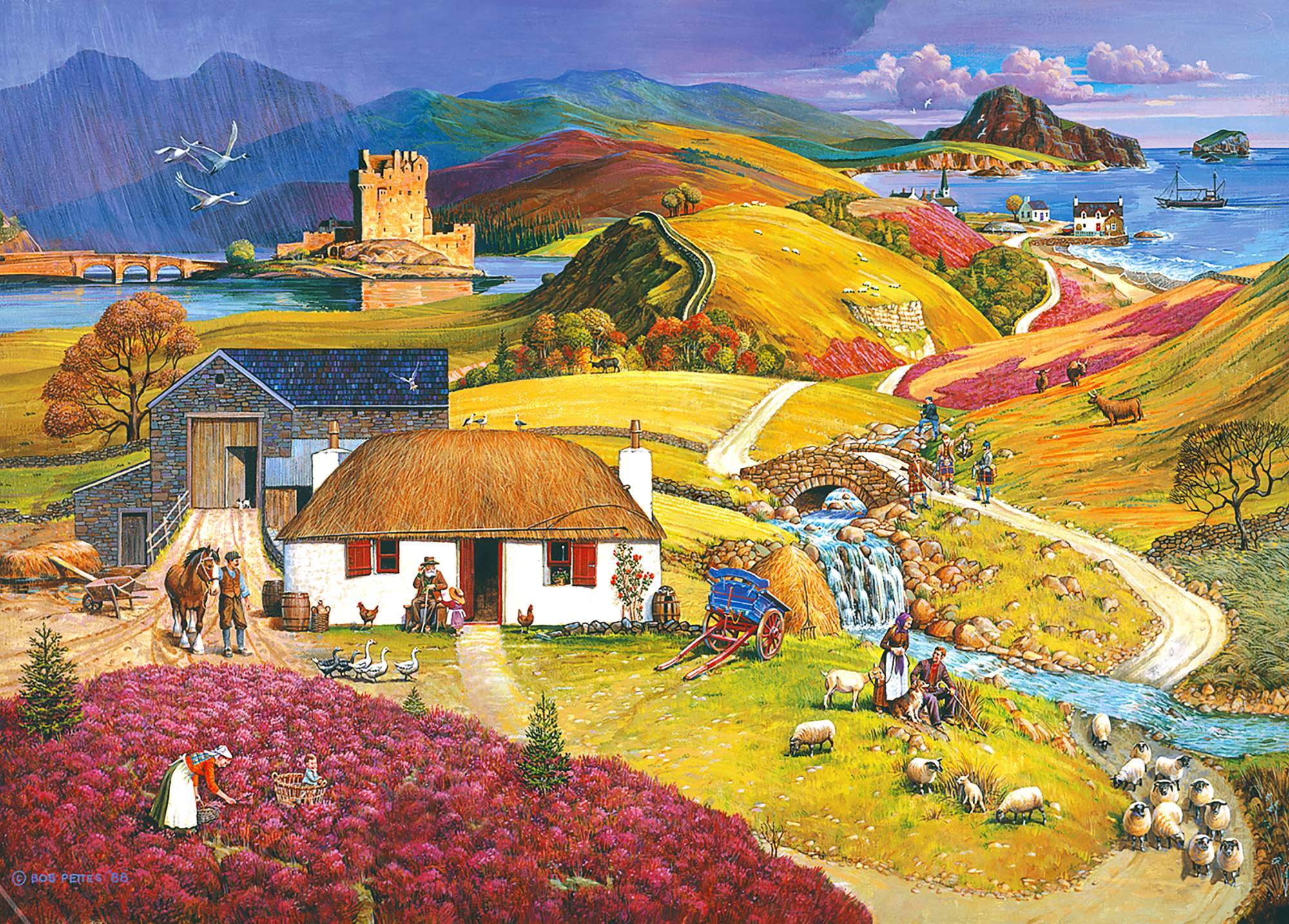 Solve Scotland jigsaw puzzle online with 352 pieces
