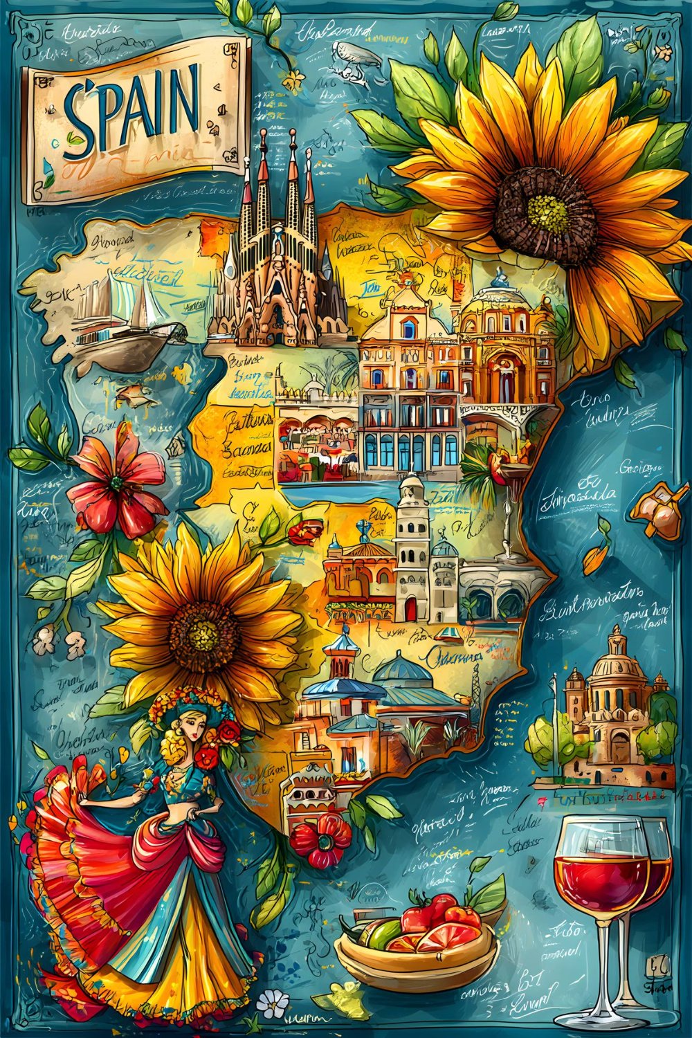 Solve Spain jigsaw puzzle online with 96 pieces