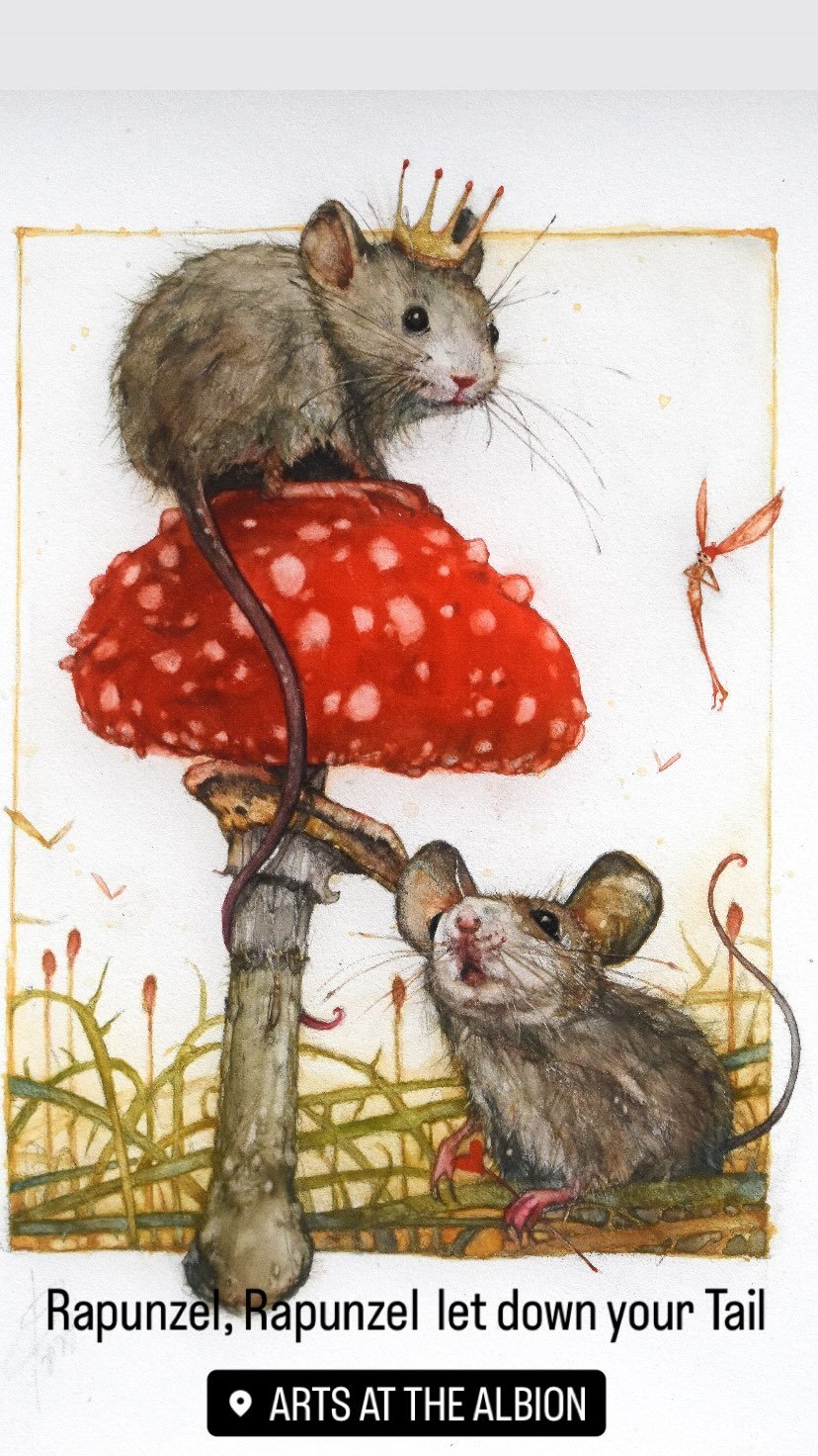 Solve Rapunzel mouse jigsaw puzzle online with 91 pieces