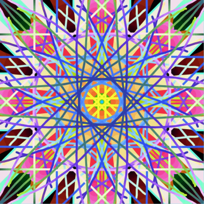 Solve webbed flower jigsaw puzzle online with 36 pieces