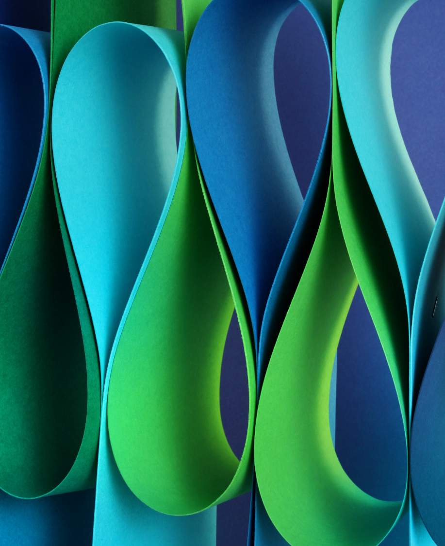 Solve Cool Blue & Green Color Palette Drop Form Moving Papers jigsaw ...