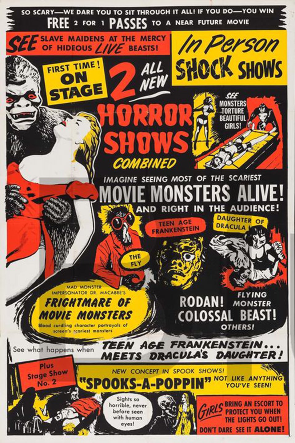 Solve Horror Shows jigsaw puzzle online with 260 pieces