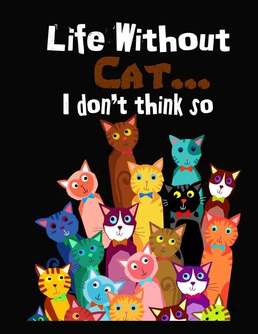 Solve Life without Cats............. jigsaw puzzle online with 80 pieces