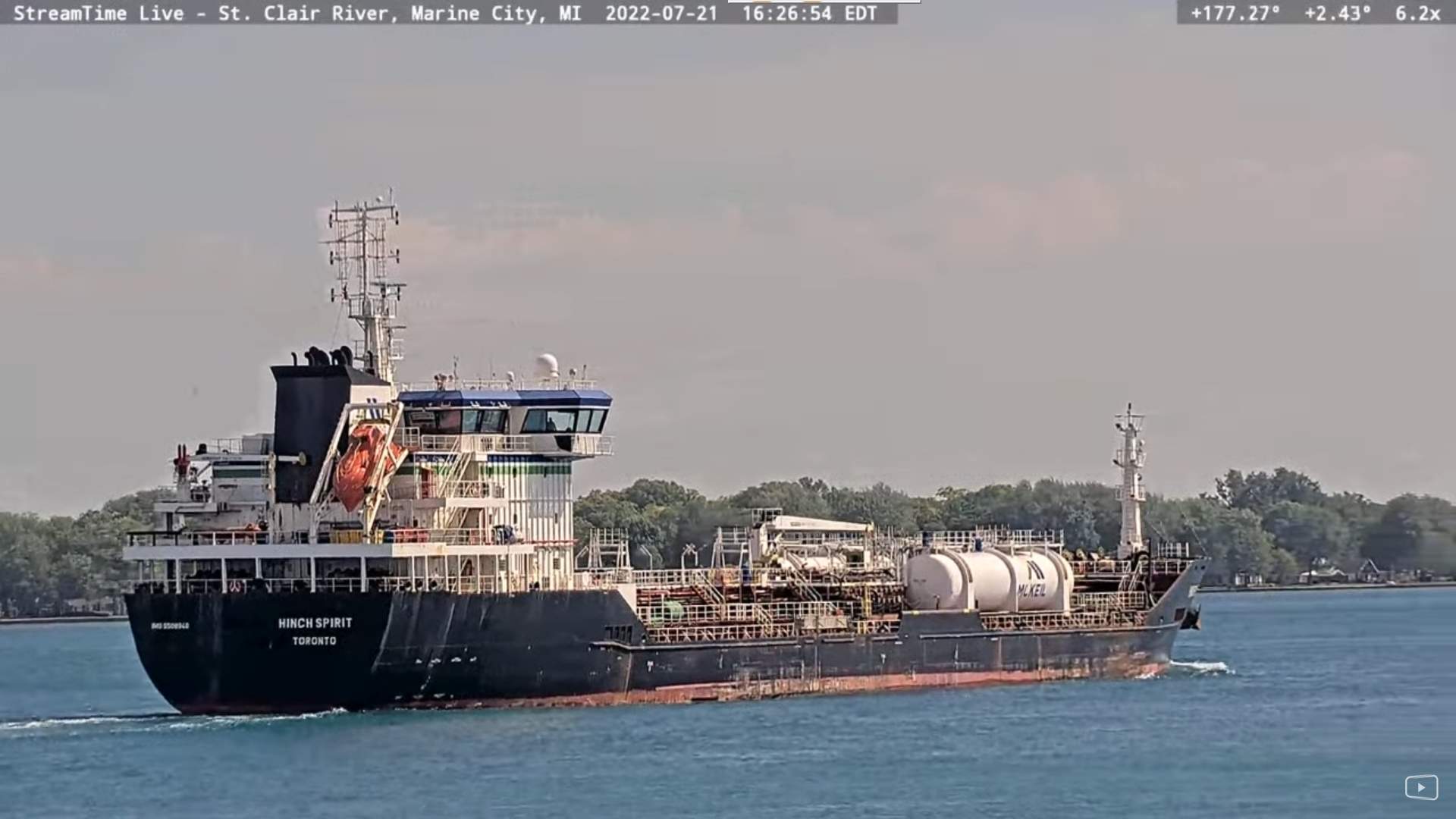 Solve Hinch Spirit (CA) - Great Lakes Tanker - Marine City, MI (2022-07 ...