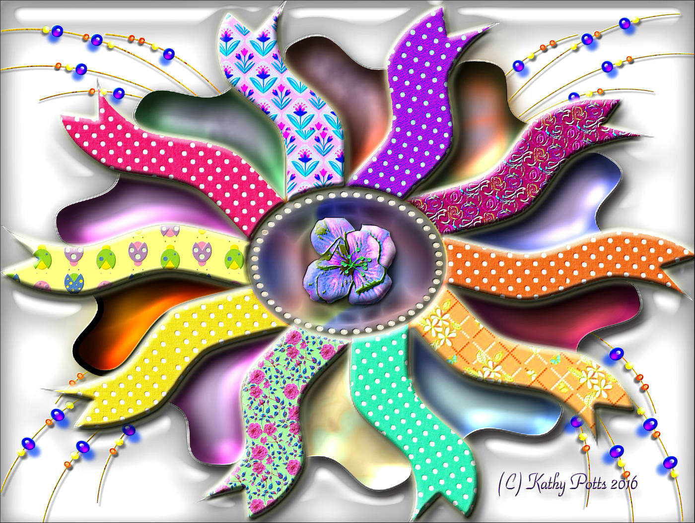 Solve Mother Of Pearl By Kathy Potts jigsaw puzzle online with 154 pieces