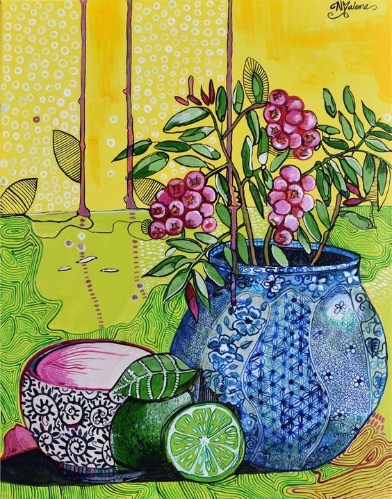 Solve Lilly Pilly and Lime jigsaw puzzle online with 80 pieces