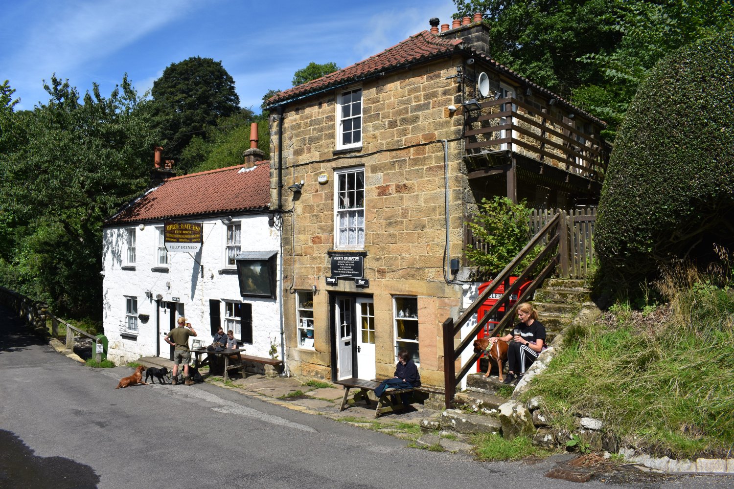 Solve Beckhole, the pub here is The Birch Hall Inn. jigsaw puzzle ...