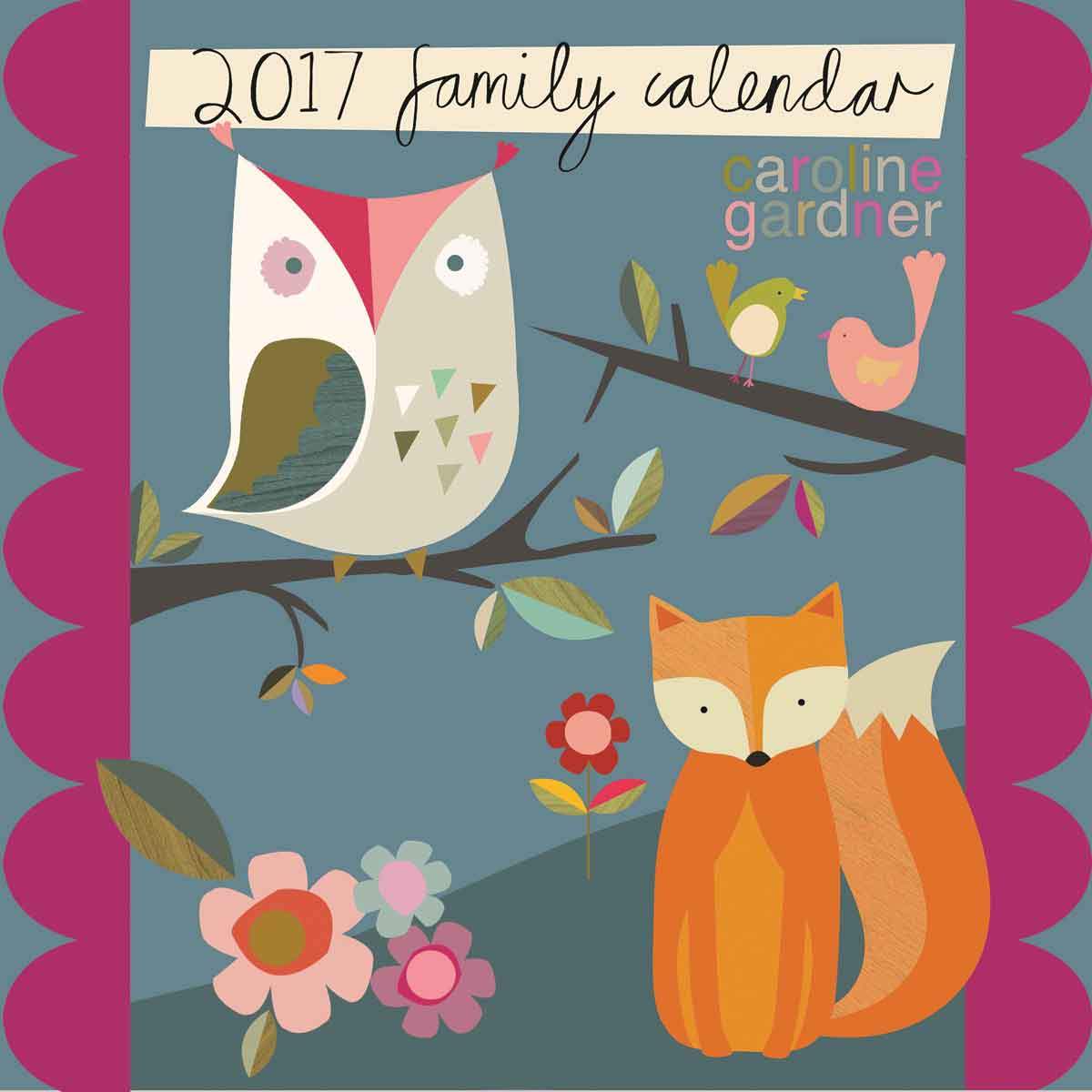 Solve 2017 Wall Calendar jigsaw puzzle online with 256 pieces