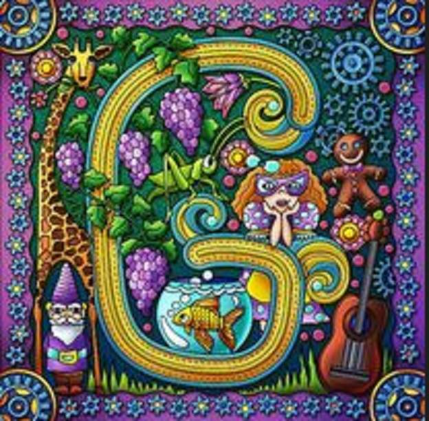 Solve G is for... jigsaw puzzle online with 25 pieces