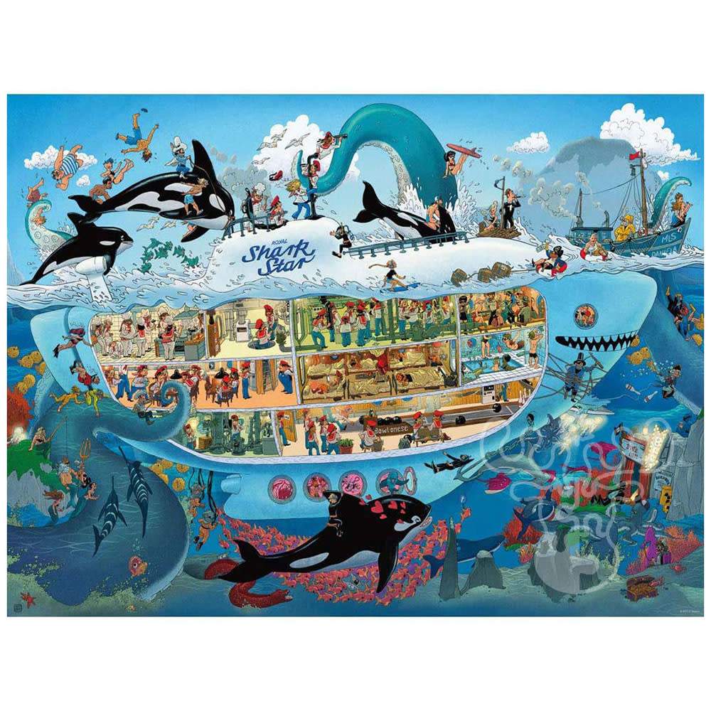Solve Submarine Fun jigsaw puzzle online with 225 pieces