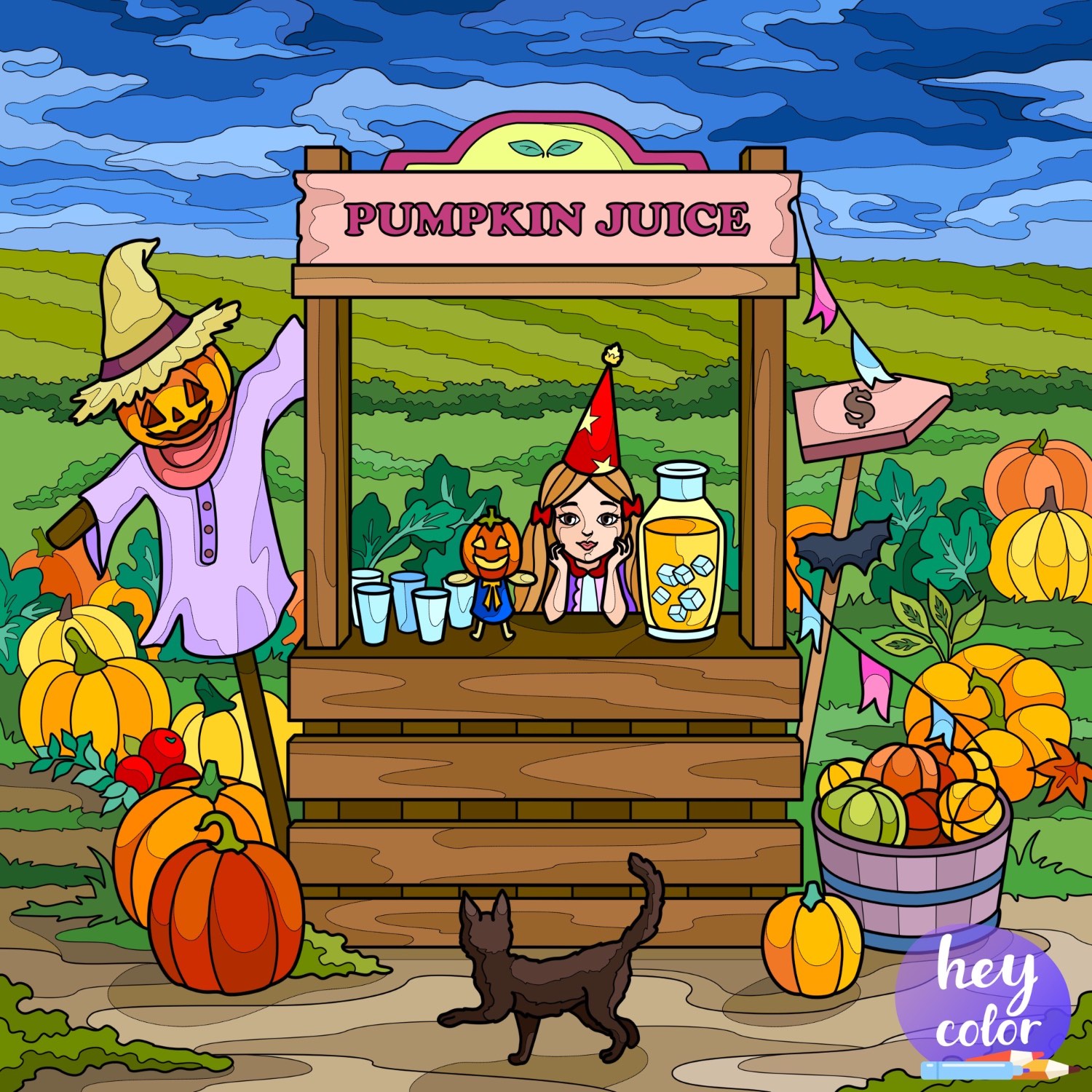Solve Pumpkin Juice jigsaw puzzle online with 256 pieces