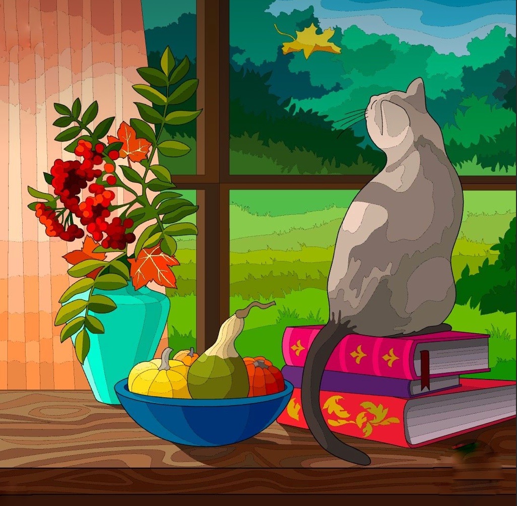 Solve First fall leaf jigsaw puzzle online with 225 pieces