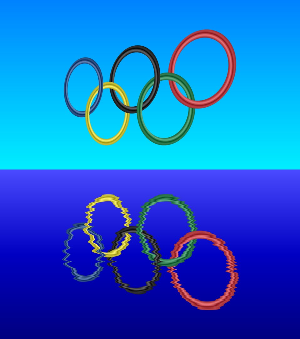Solve CA 1179 - Olympic Rings jigsaw puzzle online with 9 pieces